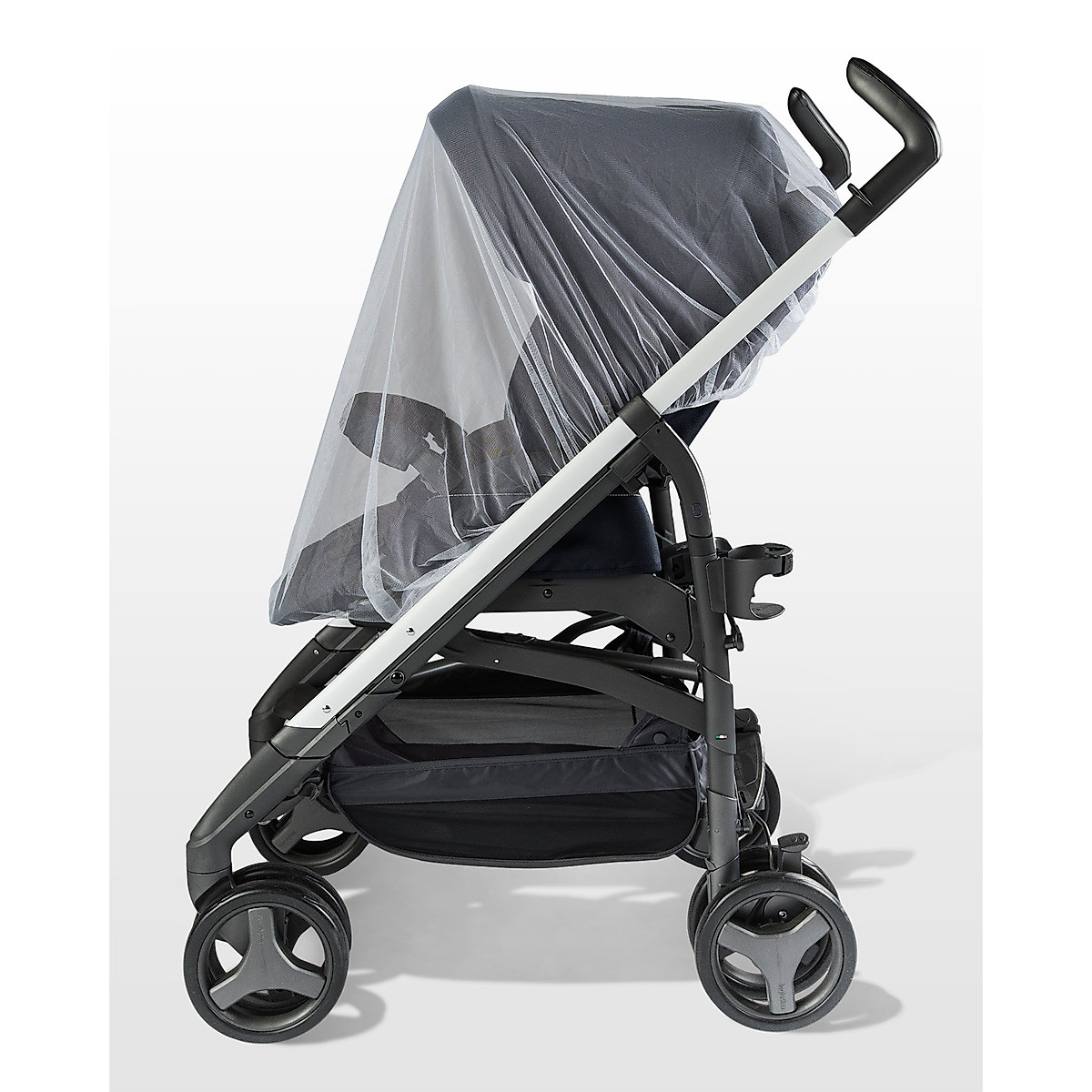 Baby Mosquito Net for Strollers, Carriers, Car Seats, Cradles. Fits Most PacknPlays, Cribs, Bassinets & Playpens. 44 x 48 Inch, Made of White, Portable & Durable Baby Insect Netting