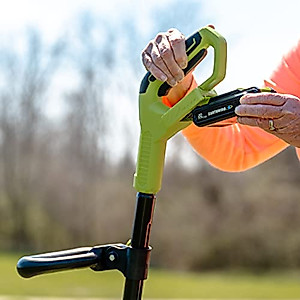 Earthwise Power Tools by ALM TC70020IT 20-Volt 7.5-Inch Cordless Electric Garden Tiller Cultivator, (2AH Battery & Fast Charger Included