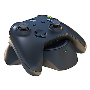 Skywin Wireless Charging Station and Play and Charge Pack for Xbox One Controller - Qi Charging Controller Stand and Play and Charge Wireless Charging Battery Pack Compatible with Xbox ONE