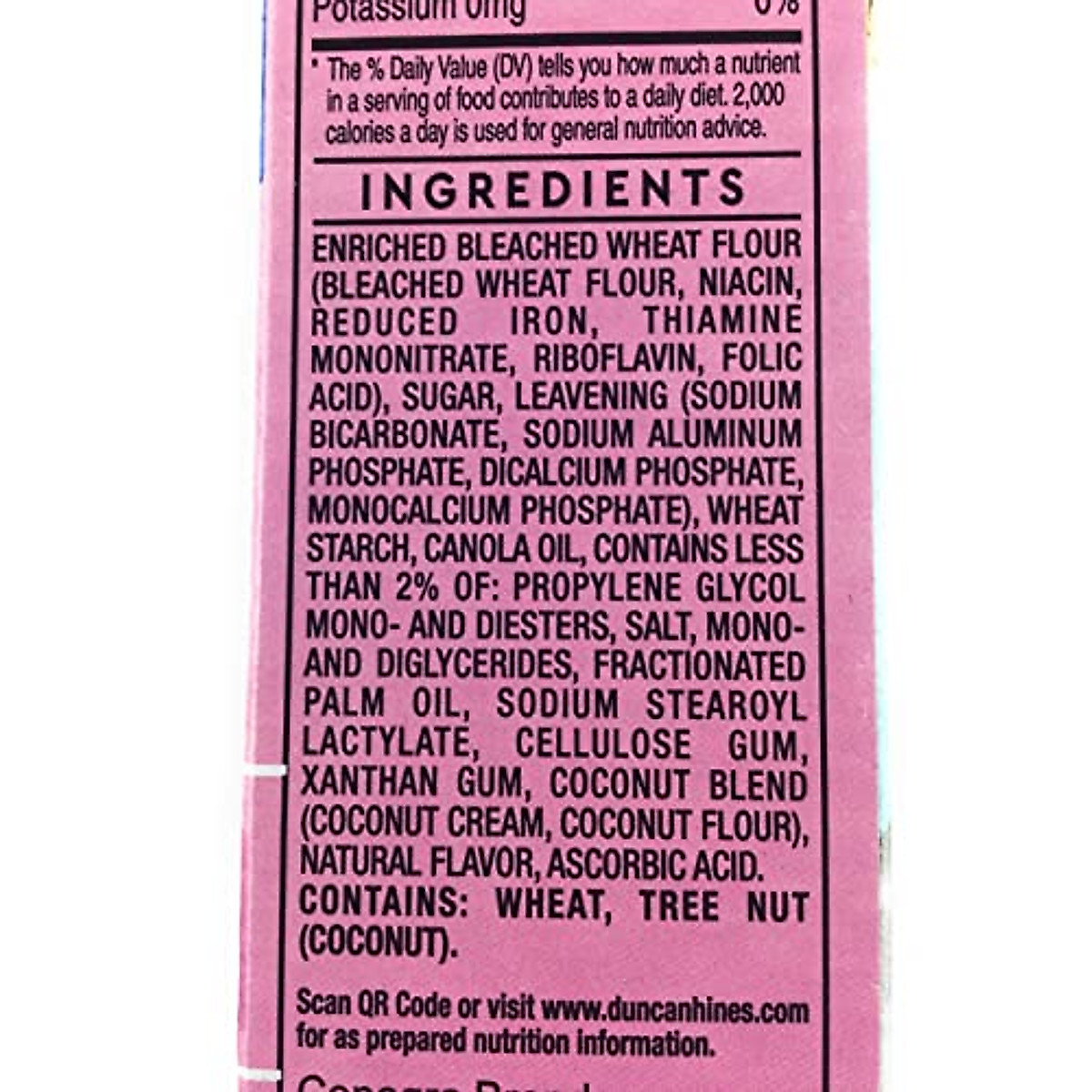 Duncan Hines Moist Coconut Cake Mix - Southern Style (2 Boxes) With Miss J’s Handy Kitchen Measurements Conversion Chart for Refrigerator