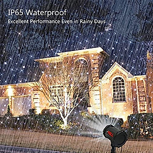 LedMAll Bluetooth Motion Full Spectrum 7 Color White Star Effects Laser Christmas Decorative Lights Remote Control