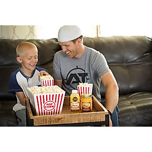 Amish Country Popcorn | Coconut Oil and Buttery Topping Bundle | 15 oz Coconut Oil and 16 oz Buttery Popcorn Topping | Old Fashioned, Non-GMO and Gluten Free