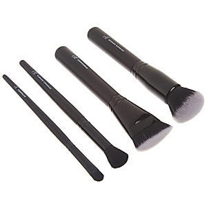 e.l.f. Complexion Perfection Brush Kit, 4-Piece Makeup Brush Set, Brushes For Foundations & Concealers, Vegan & Cruelty-Free