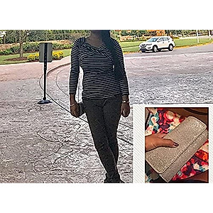 lovyoCoCo Evening Bag Clutch Purses for Women, Ladies Sparkling Party Handbag Wedding Bag