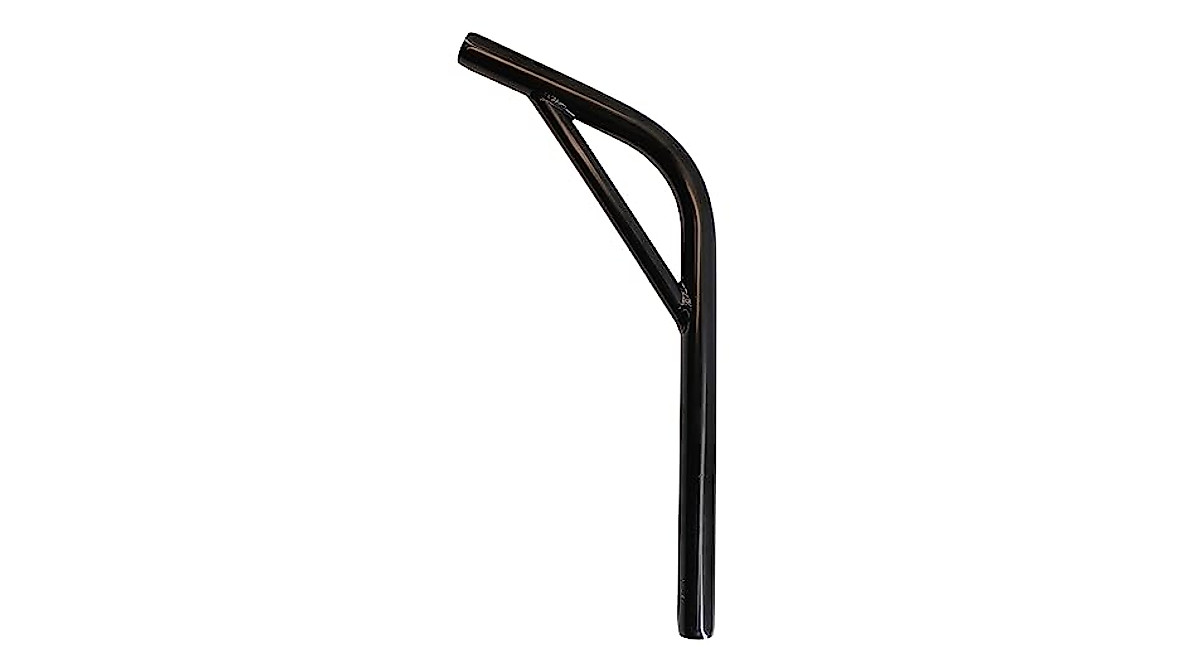 Bike Seat Post with Support | Steel BMX Lay-Back Seat Post 22.2x350mm
