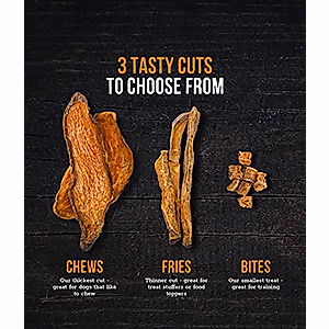 Wholesome Pride Sweet Potato Chews 100% All-Natural Single Ingredient, USA-Sourced Dog Treats, 8 oz