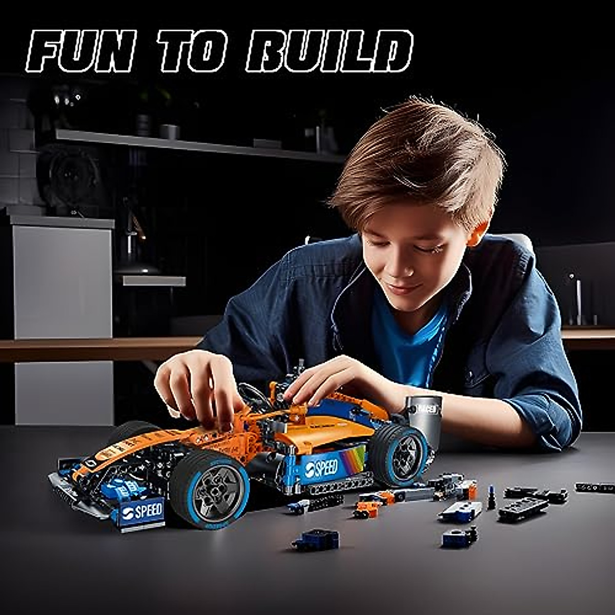 WISEPLAY F1 Model Cars to Build for Adults and Kids - Remote Control Car F1 Building Set - STEM Project for Adult and Kids - Great Collectable Model for Display and Play