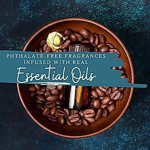 Halarosis Soy Candles - Long Burning Coffee Candle - Burns Up to 45 Hours - Gift for Birthday, Housewarming & Special Events - Cotton Wick Candles for Home Scented (Hazelnut Coffee 8.5 oz)