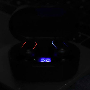 Wireless Bluetooth Headphones, HiFi Digital Display Stereo Earphone, Waterproof Life Wireless Sports Headphones, Hands-Free Outdoor Headphones, Gift(E7S)