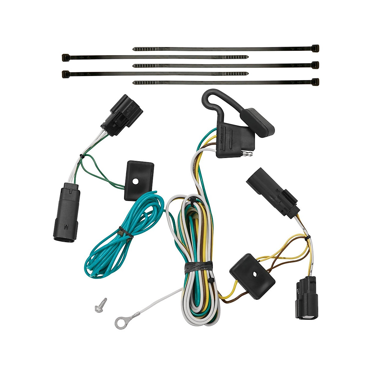 Tekonsha T-One® T-Connector Harness, 4-Way Flat, Compatible with Select Ford Flex