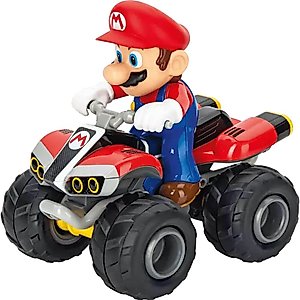 Carrera RC Nintendo Mario Kart 2.4 GHz Radio Remote Control Toy Car Vehicle - Mario Quad