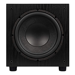 Elac SUB1010 120 Watt 10" Powered Subwoofer, Black, SUB1010-BK