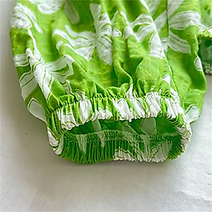 AwarFy Toddler Kids Baby Girls Boys Cotton Polka Dots Linen Elastic Basic Long Pants Bloomers Casual (Coffee #2, 5-6 Years)