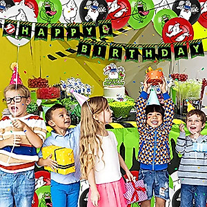 Ghost party supplies birthday, Ghost party supplies Set includes ghost happy birthday banner, ghost cake topper, ghost balloons, ghost party decorations for ghost birhtday themed party