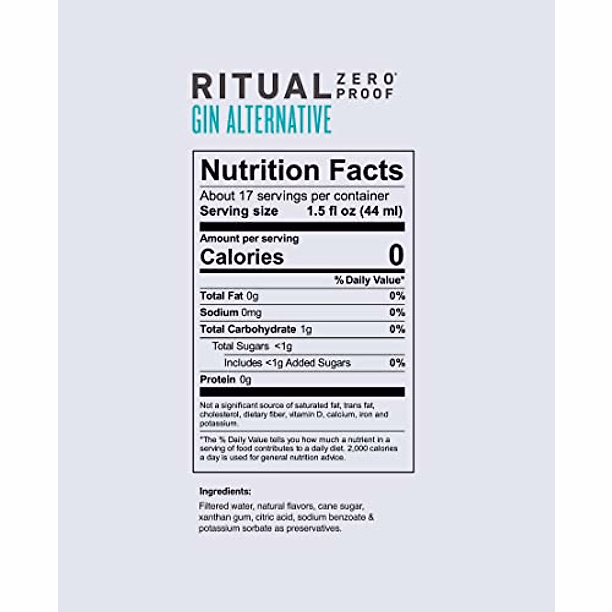 RITUAL ZERO PROOF Gin & Rum Alternatives | Award-Winning Non-Alcoholic Spirits | 25.4 Fl Oz (750ml) Each | Low & No Calories | Keto, Paleo & Low Carb Diet Friendly | Alcohol Free Cocktails