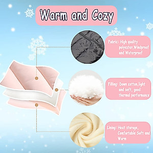 Ilyboz Infant Toddler Snowsuit Cute Baby Bear Suit Newborn Winter Coat Warm Hooded Jumpsuit for Boys Girls