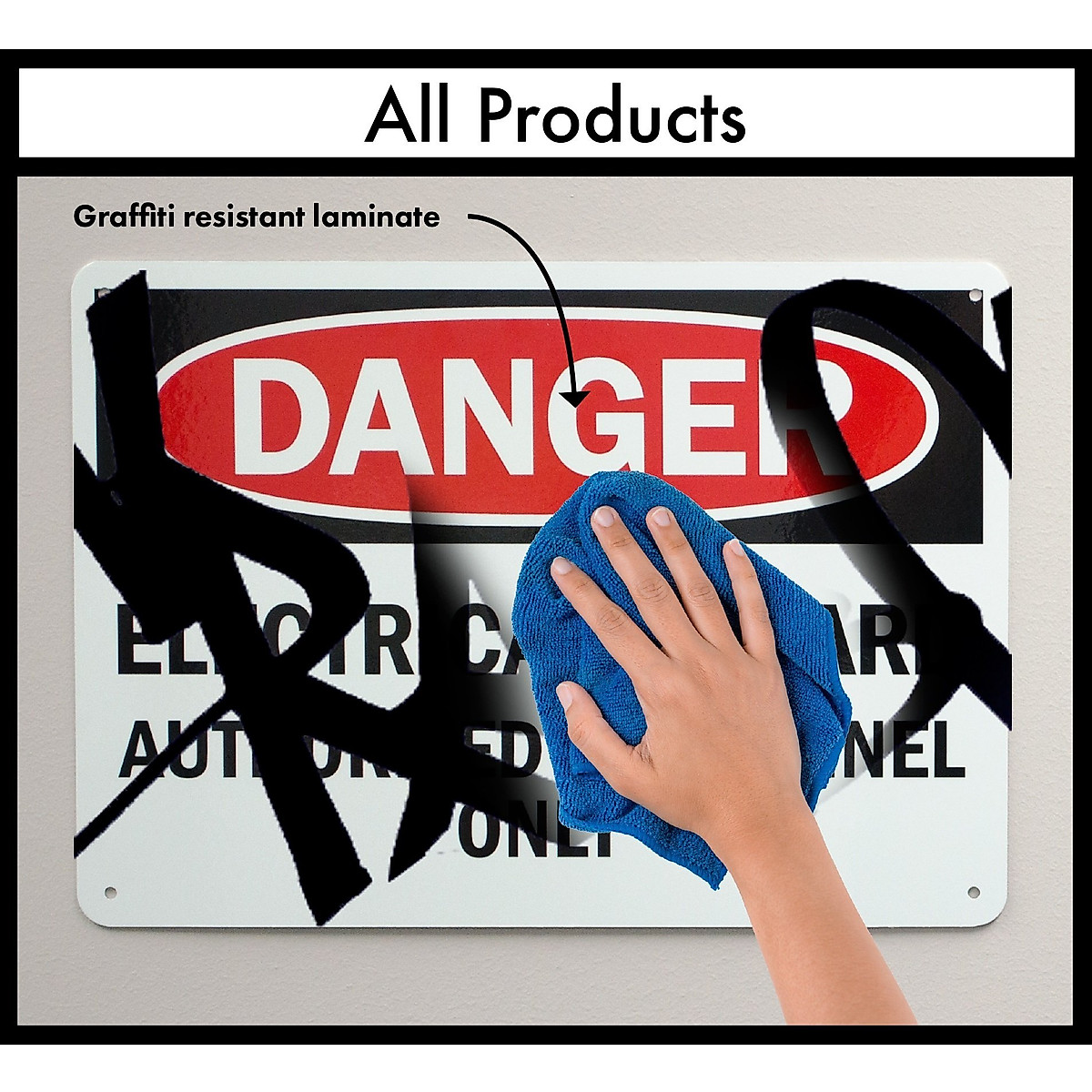 SmartSign "Danger - Pesticide Storage Area, Unauthorized Persons Keep Out" Sign | 10" x 14" Plastic