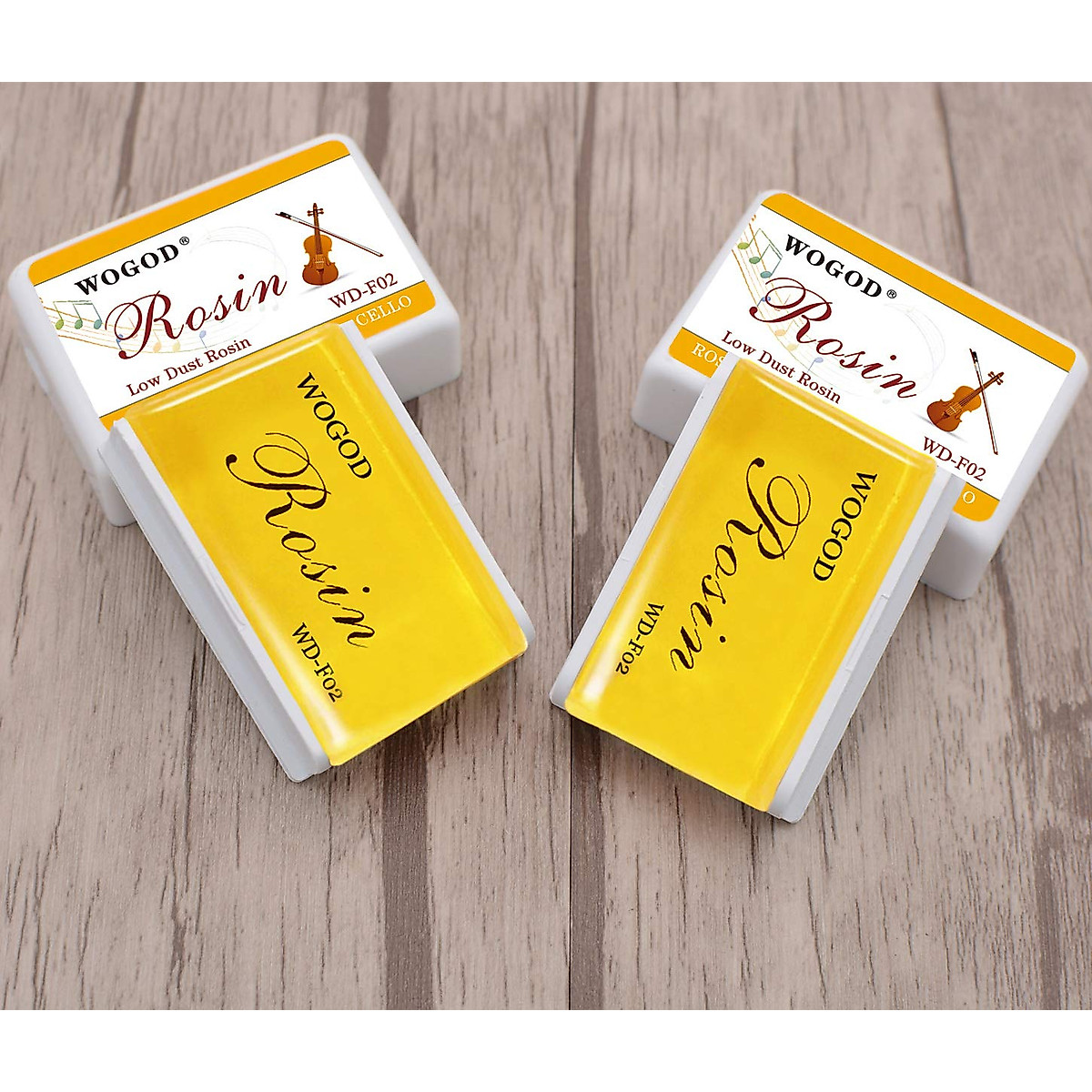 Rosin Violin Rosin Natural Rosin 4 Pack Low Dust Universal Rosin for Violin Viola and Cello (4 Pack Rosin)