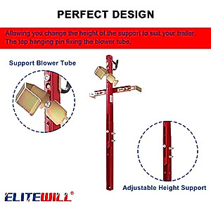 ELITEWILL Trailer Backpack Blower Holder Rack Compatible with Open and Enclosed Lawn Landscape Trailers Trucks - 1 Pack Backpack Blower
