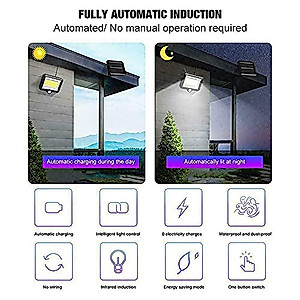 Automatic Security Sensor Light Solar Motion Sensor Lamp Waterproof IP65 Solar Light for Home Garden