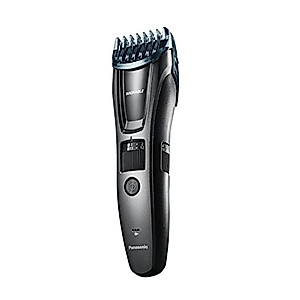 Panasonic Hair and Beard Trimmer, Men's, with 39 Adjustable Trim Settings and Two Comb Attachments for Beard and Hair, Corded or Cordless Operation, ER-GB60-K, Black