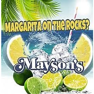 Mayson's On the Rocks Margarita Mix, 1 Gallon Bottle, Makes Over 125 Drinks
