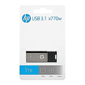 HP 1TB x770w USB 3.1 Flash Drive - 400MB/s