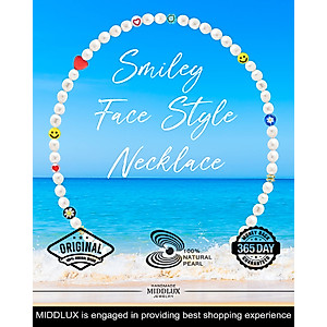 Pearl Necklace, Bead Necklace, Pearl Choker Necklaces for Women, Preppy Necklace, Pearl Necklaces for Women