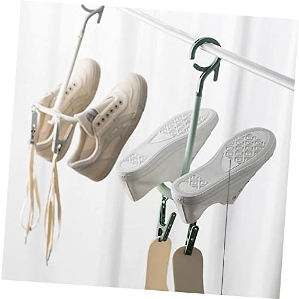Zerodeko 1Pc Hanging Clothes Drying Rack Shoes Drying Hanger Laundry Hanging Rack Laundry Hanger Drying Rack Shoes Drying Rack Shoes Dryer Rack Dryer Rack for Shoes Coat Hanger Shoe Rack