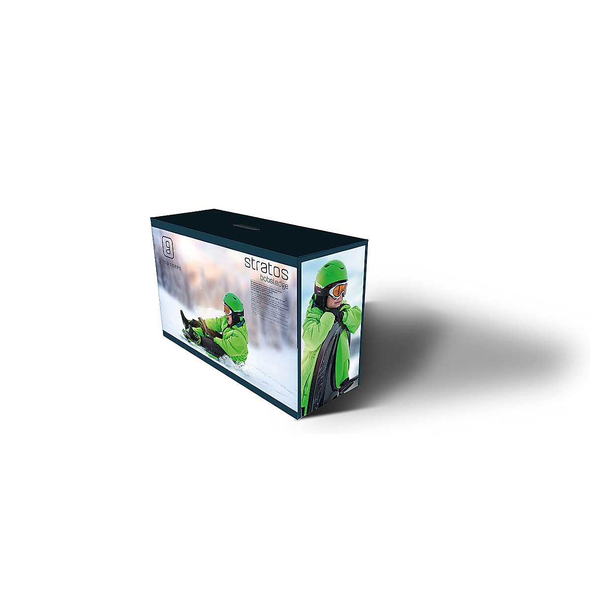 Gizmo Riders Skidrifter by Plastkon Snow Slope Racer Snow Sled for Kids or Adults with Advanced Manual Stability Program Button in Pink