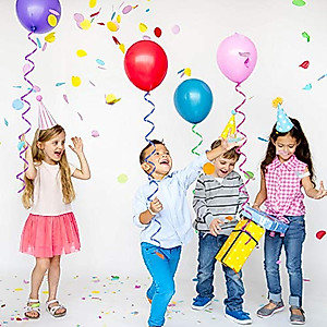 Curling Ribbon,1250 Yards Crimped Curling Ribbon Metallic Balloon Ribbon Shiny Wrapping Ribbon for Wedding, Birthday Party,Baby Shower, Crafts,Wrapping, Hair, School,5 Pack (Mixed Color 1)