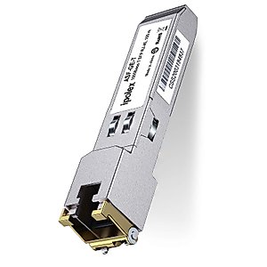 Gigabit SFP to RJ45 Copper SFP Transceiver 1000Base-T, 1.25G SFP-T Copper SFP Module, for Ubiquiti UniFi UF-RJ45-1G/UACC-CM-RJ45-1G, Mikrotik, Fortinet, Netgear, TP-Link and More(CAT5e/6,100m)