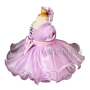 Jenniferwu G214LILAC Infant Toddler Baby Newborn Little Girl's Pageant Party Birthday Dress Size3T