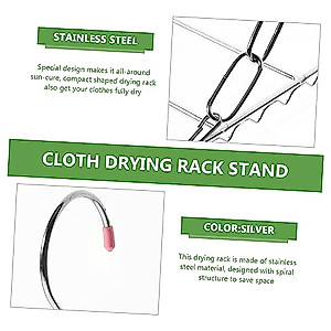 Cabilock Panties Clothes Window Drying Rack Outdoor Sock Laundry Hanging Rack Balcony Drying Rack Drying Shelf for Shoes Clothing Clothes Drying Rack Shoe Outdoor Clothes Hanger