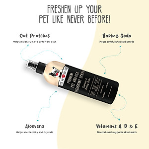 Premium Pet Anti Itch Spray & Scent Freshener! Quality Ingredients & Hypoallergenic! Soothes Dogs & Cats Hot Spots, Itchy, Dry, Irritated Skin! Reduces Odor & Allergy Relief! Smells Amazing! (1 btl)