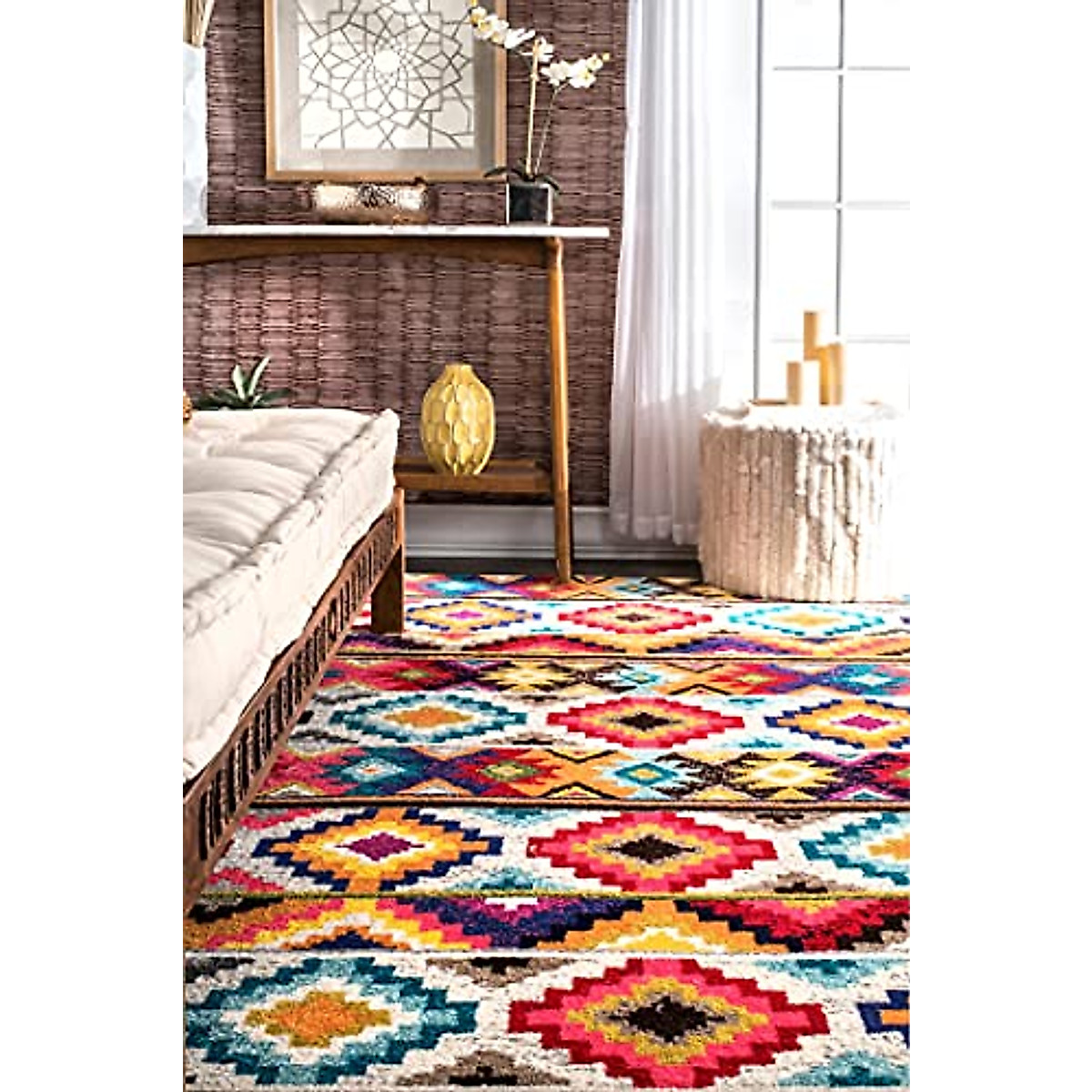 nuLOOM Lizmar Retro Runner Rug, 2' 5" x 8', Multi