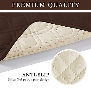 SUNNYTEX Waterproof Dog Bed Cover Dog Mat Pet Pad Pet Blanket for Couch Sofa Bed Mat Anti-Slip Furniture Protrctor