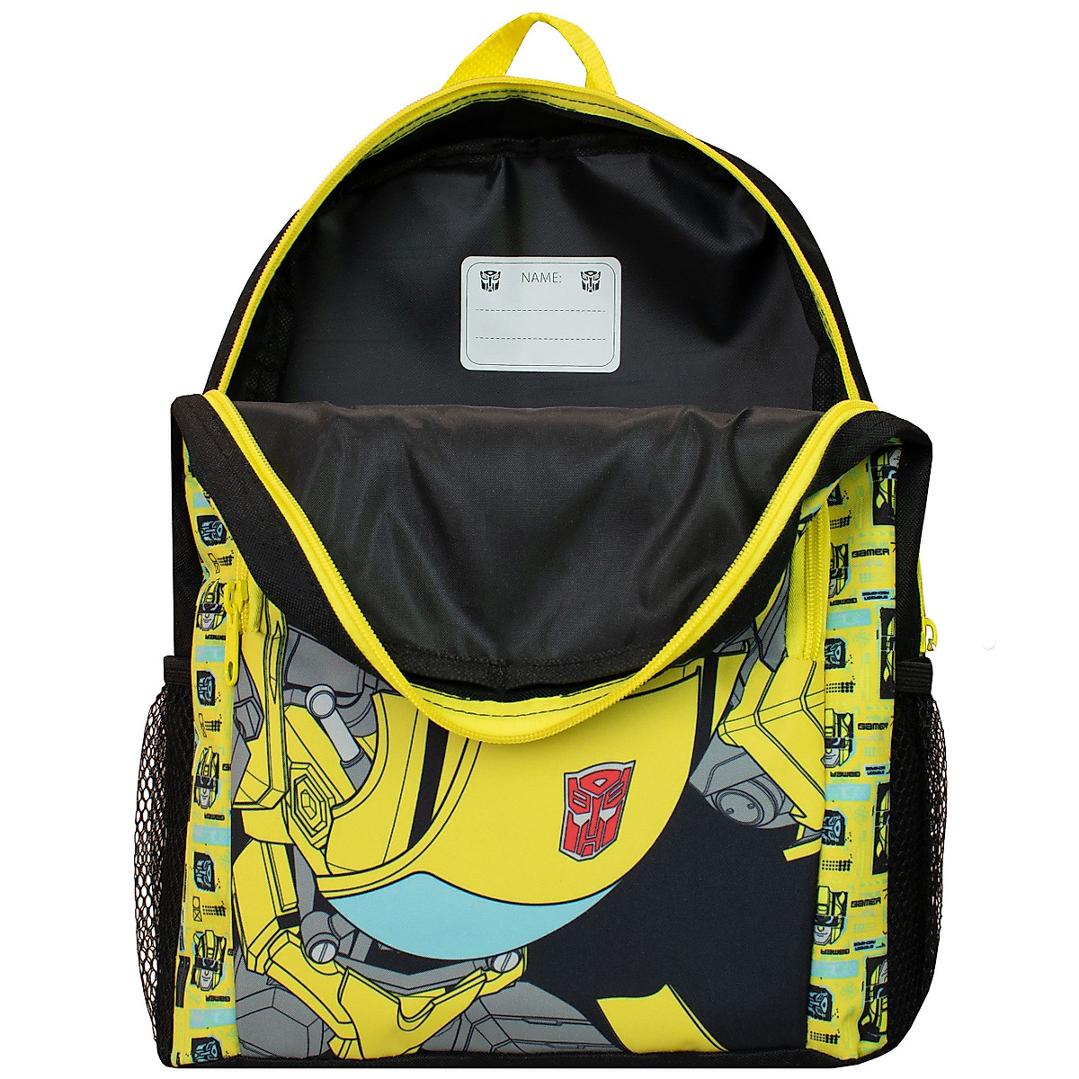 Transformers Kids Backpack Yellow Bumblebee