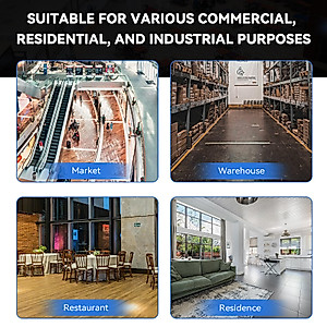 24 Inch Dust Mop Head: Replacement Medium Washable Commercial Mop Head - Sweeper and Janitorial Dust Mop Head Replacement Blue (Blue - 24 Inch, 3 Pack)