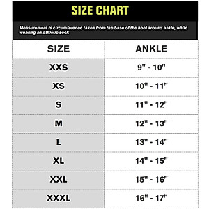 DonJoy Stabilizing Pro Ankle Support Brace, Black, Medium