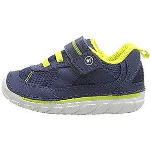 Stride Rite Soft Motion Jamie Running Shoe, Navy, 3 M US Infant
