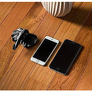 HERNGEE Elephant Head Single Wall Hook/Hanger Animal Shaped Coat Hat Hook Heavy Duty, Rustic Decorative Gift, Black