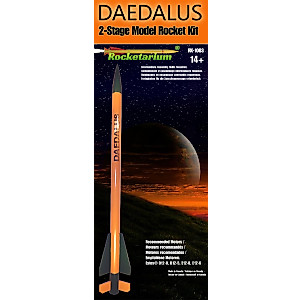 Rocketarium Daedalus 2-Stage Flying Model Rocket Kit. RK-1003
