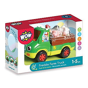 Wow Toys Freddie Farm Truck (6 Piece Play Set), White