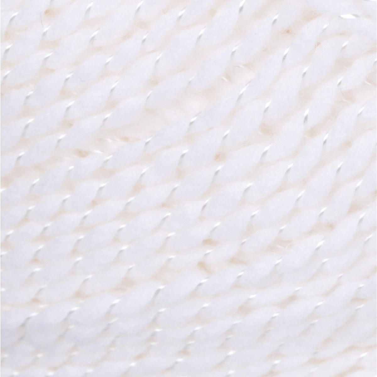 Bernat Big Ball Baby Sparkle Yarn - (3) Light Gauge 100% Acrylic - 10.5oz - White - Machine Wash & Dry