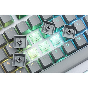 DROP Shift Mechanical Gaming Keyboard — Full-Size 1800 Layout (99 Key), Hotswap Switches, Programmable, Backlit RGB, USB-C, Doubleshot PBT Keycaps, Aluminum, Linear (Gray, Kaihua Speed Silver)