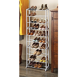 Whitmor Freestanding 30-Pair Shoe Rack
