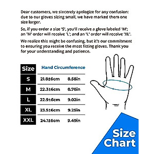 toolant Waterproof Winter Leather Work Glove Men, Thor Series, Heavy Duty Mechanic Gloves, Warm 3M Insulate Lining, Touchscreen, with Impact Protection, Small