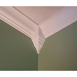 Package of 4 Crown Molding Corner Inside Block for 5-5 1/4" Inch Crown Molding