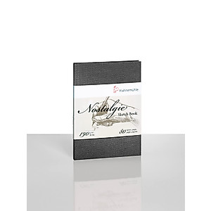 Nostalgie Sketch Book 190g/m², Drawing Notebook, A5, Portrait, 40 fls